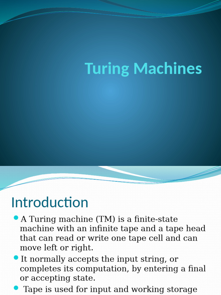 Turing Machine | PDF | Automata Theory | Formalism (Deductive)