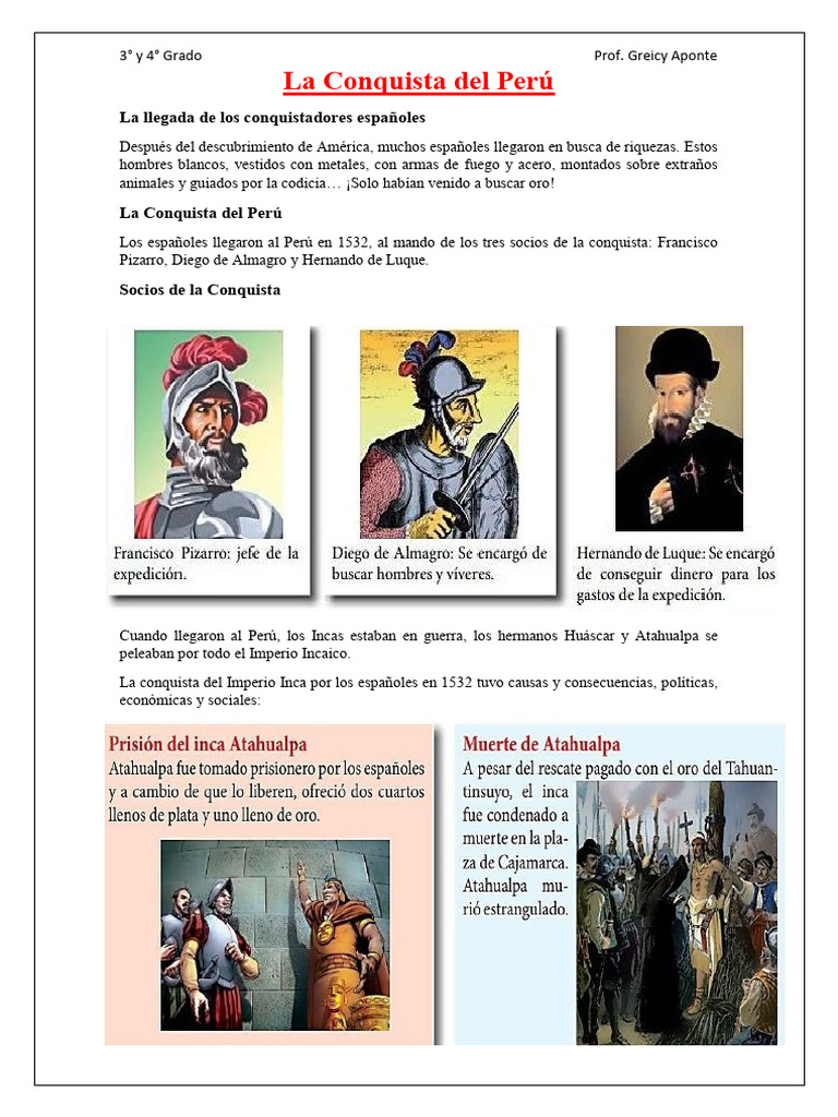 La Conquista Del Perú | PDF