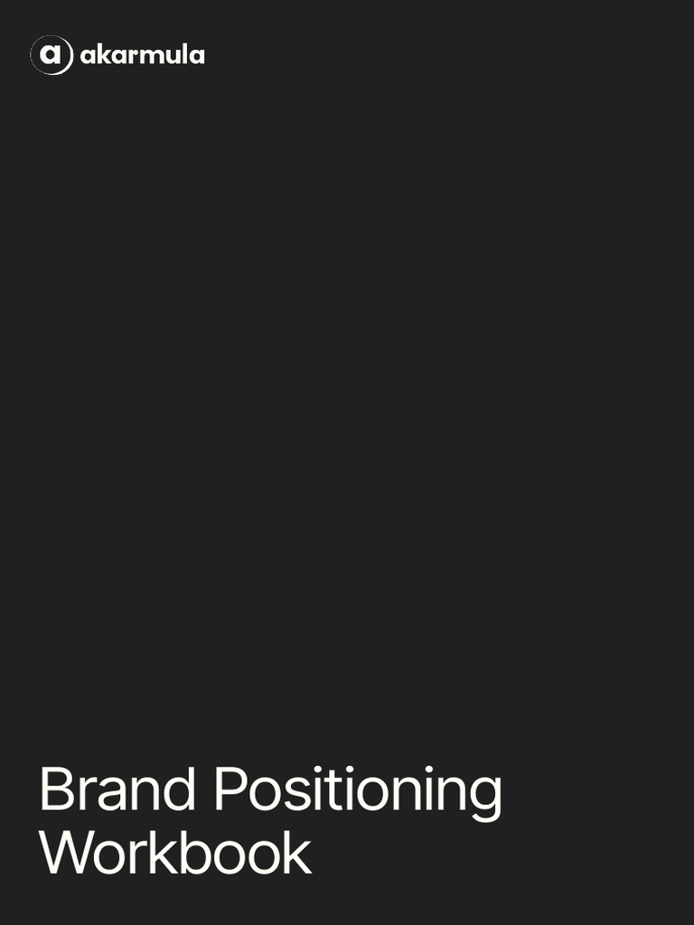 Panduan Lengkap Brand Positioning | PDF