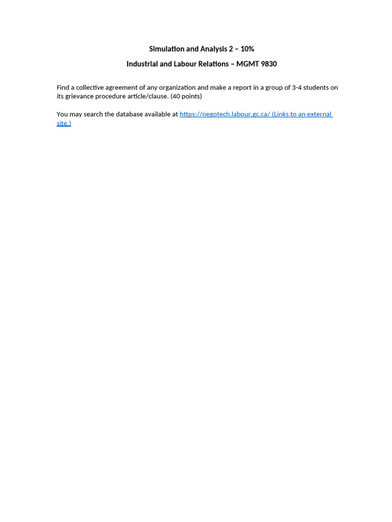 Simulation and Analysis Activity 2 - 10% | PDF