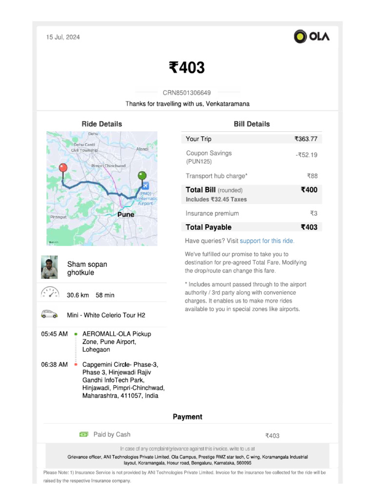 Canb Receipt 2 | PDF