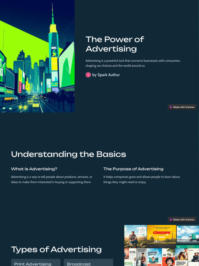 The Power of Advertising | PDF