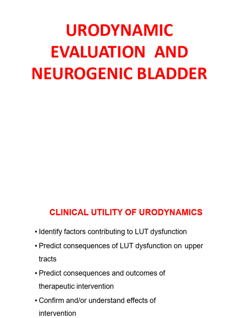 1-Urodynamics and Allied Atf | PDF | Urinary Incontinence | Urination