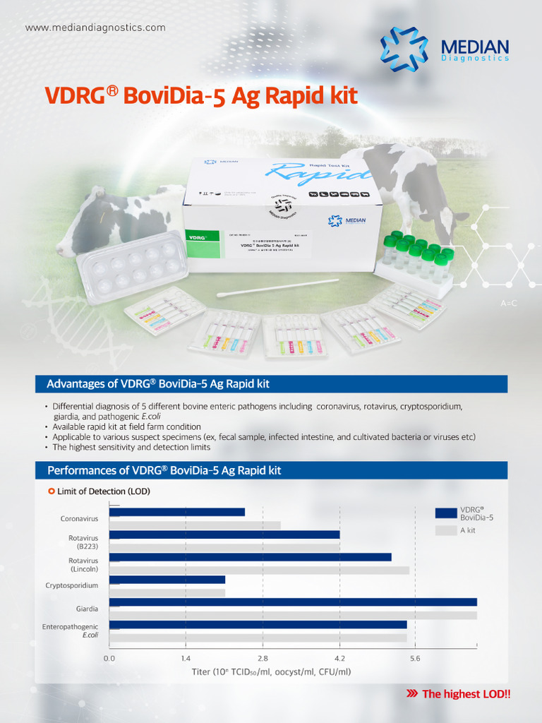 VDRG_ BoviDia5 Ag Rapid kit _ leaflet | PDF