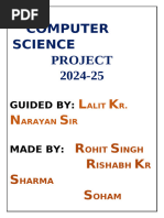 SST Project Work Cover Page | PDF