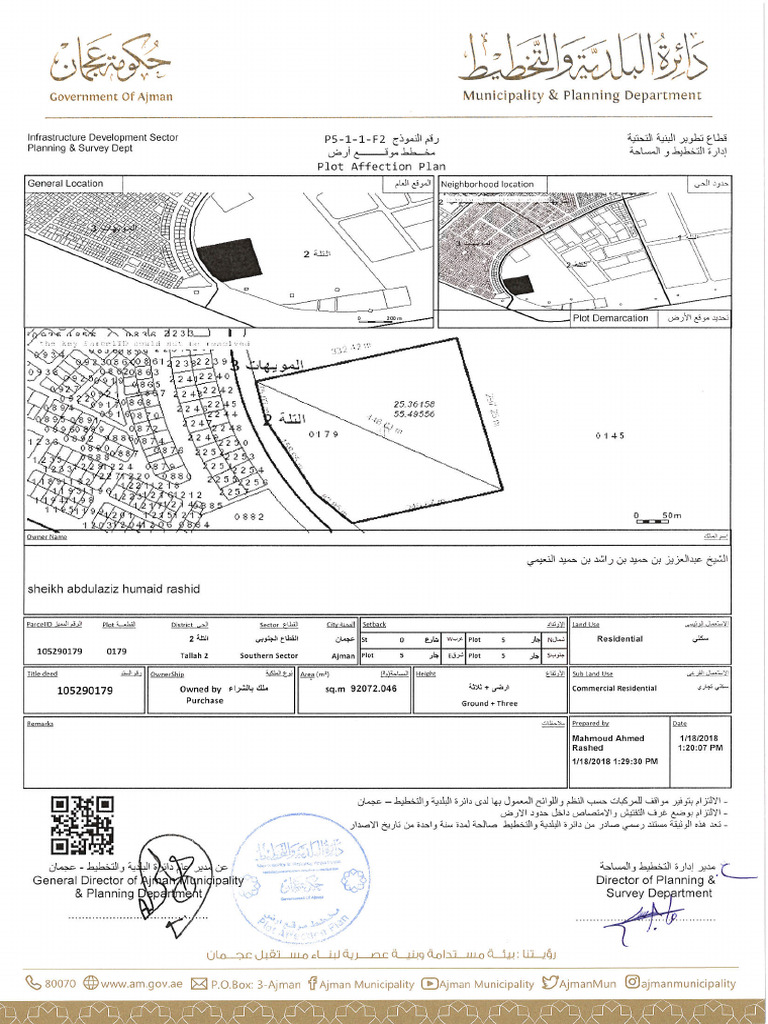 Plot Affection Plan - 2018 | PDF