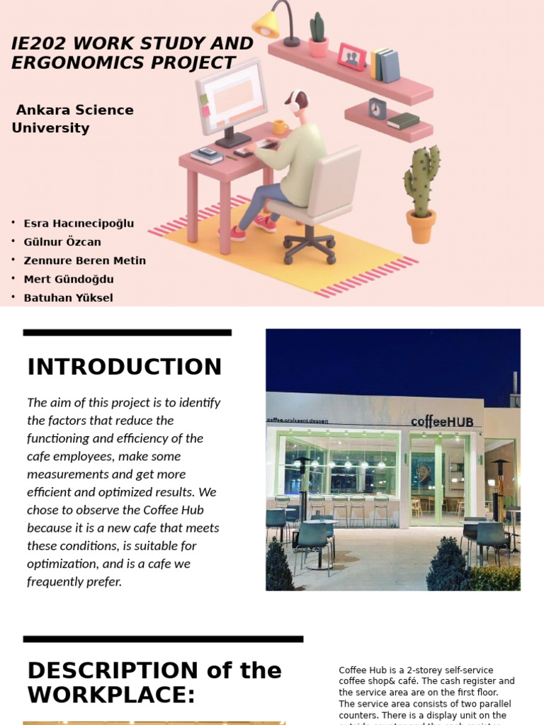 Work Study and Ergonomics | PDF | Coffee | Coffeehouse