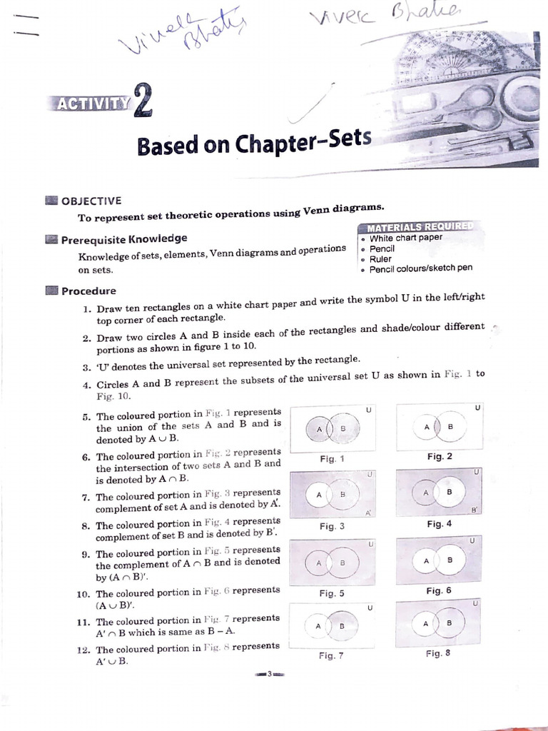 Class 11 Maths Practical: Set Operations | PDF | Conceptual Model ...