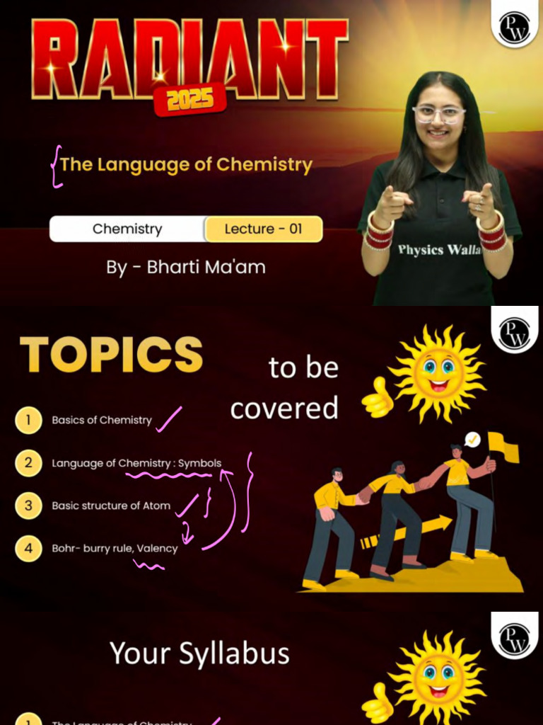 The Language of Chemistry 01 : Class Notes || Radiant 2025. ICSE 2024 ... The Language of Chemistry 01 : Class Notes || Radiant 2025. ICSE 2024 ...