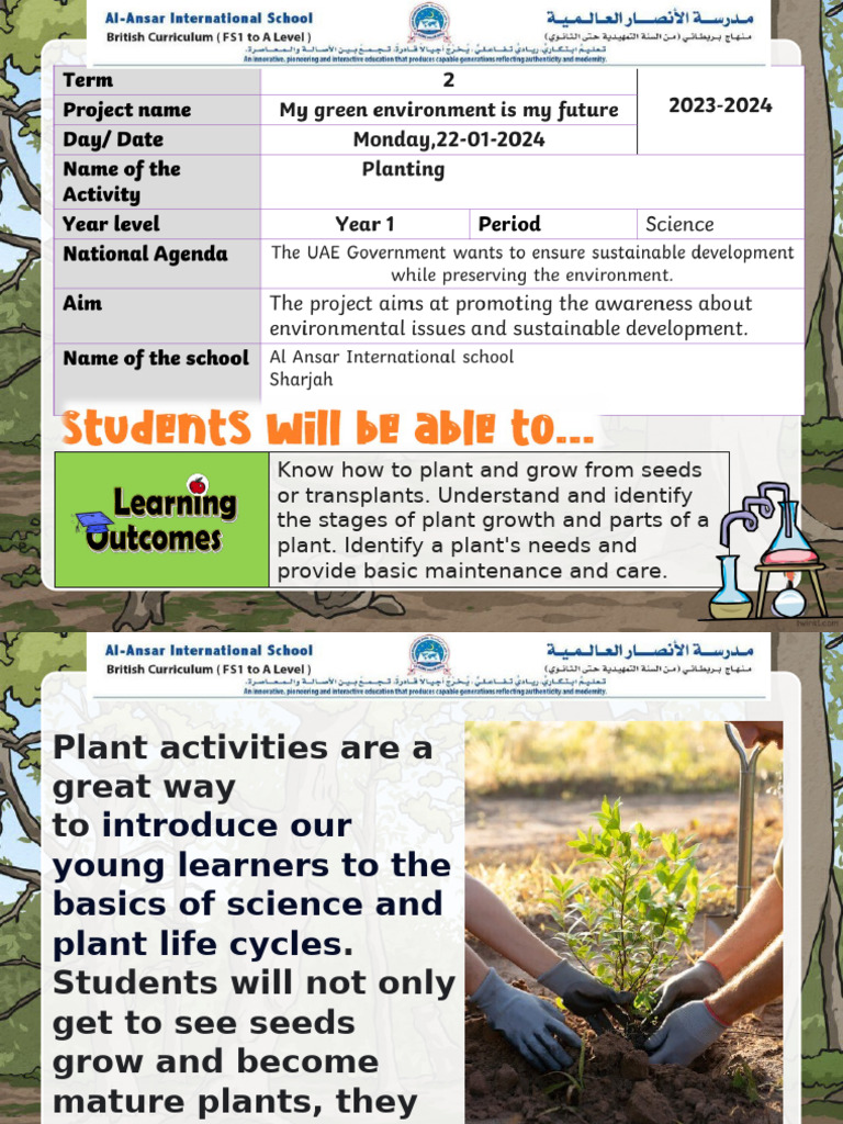 Year 1-Project (My Green Environment Is My Future) | PDF ...