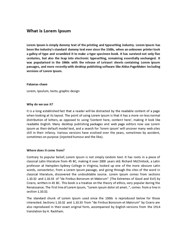 What_is_Lorem_Ipsum | PDF | Written Communication | Writing