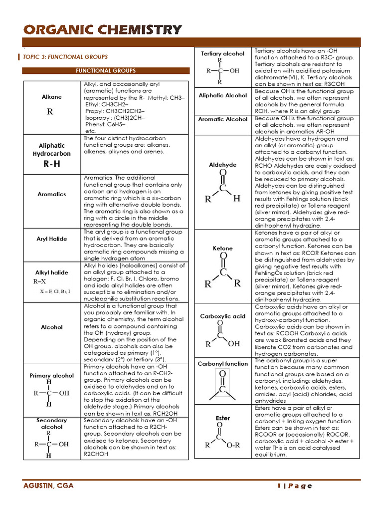Organic chemistry | PDF | Amine | Aldehyde