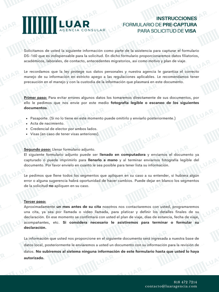Instrucciones de Llenado de Formulario | PDF | Gobierno y personalidad