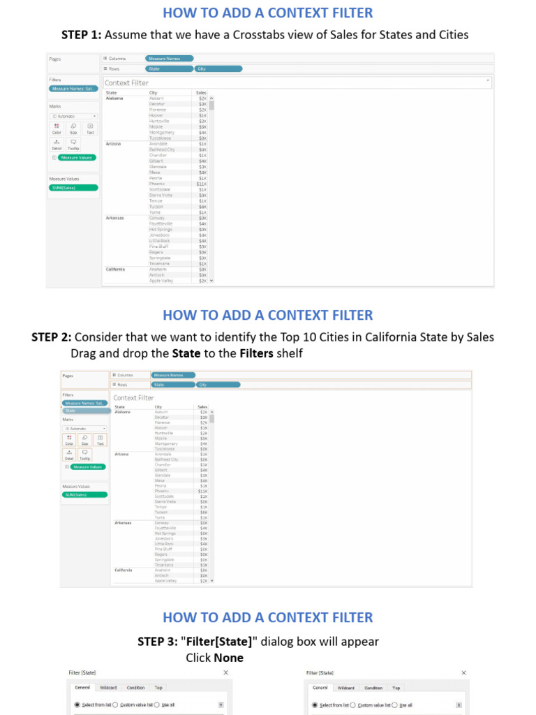 How To Add A Context Filter | PDF