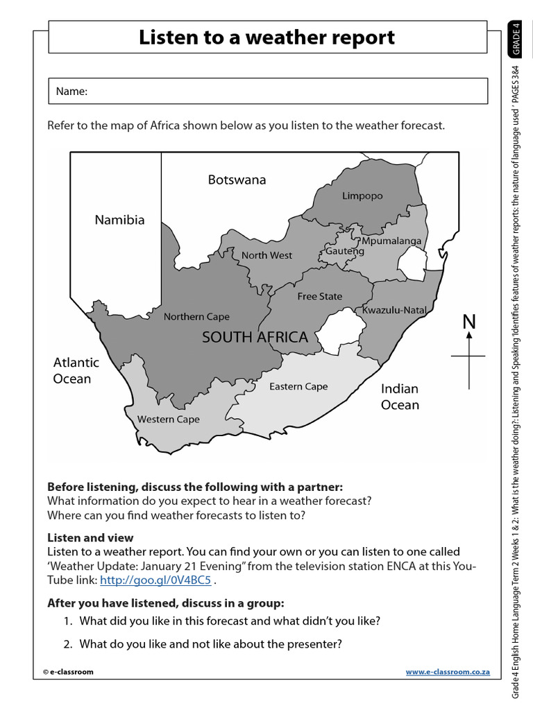 01 Listening Speaking Weather | PDF