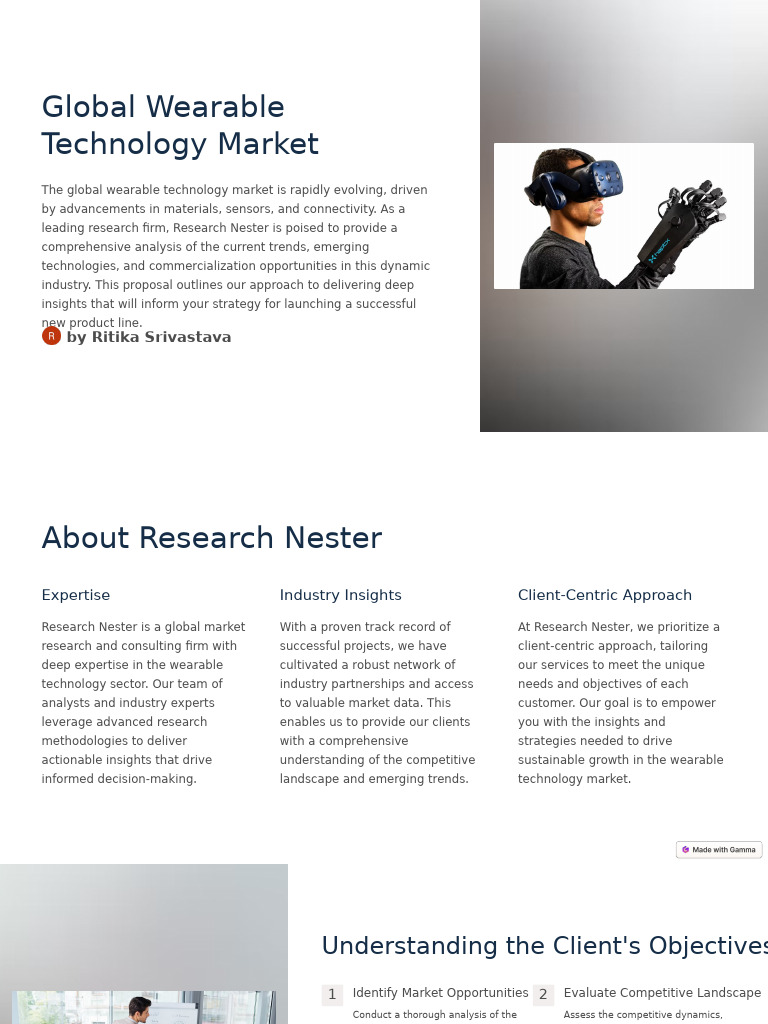 Global Wearable Technology Market | PDF | Wearable Technology | Marketing