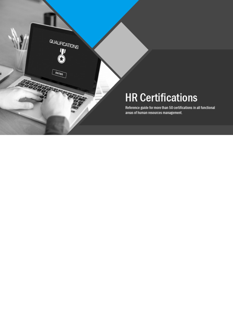 HR Certifications Guide 1594703389 | PDF | Human Resource Management ...