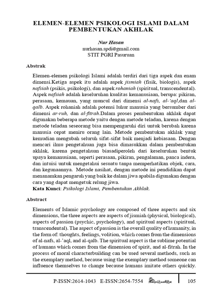 Elemen_Elemen_Psikologi_Islami_Dalam_Pem | PDF