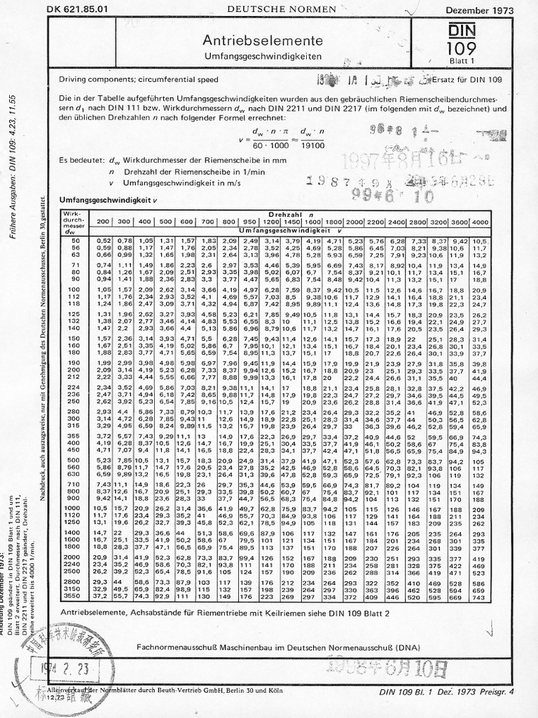 Din 109 1 | PDF