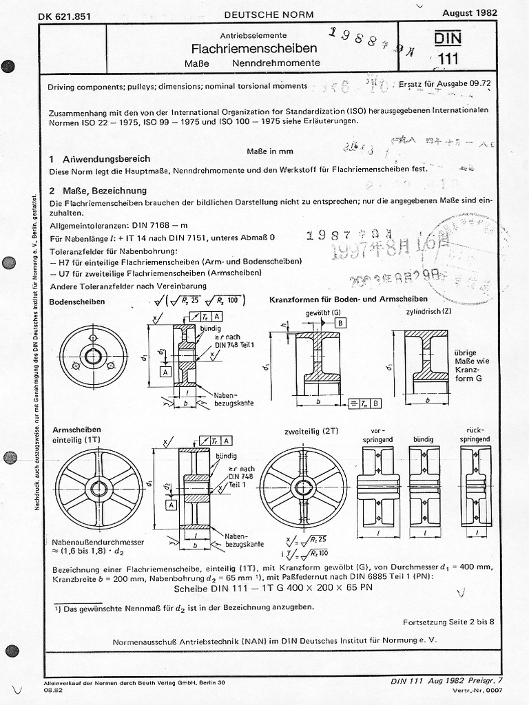 Din 111 | PDF