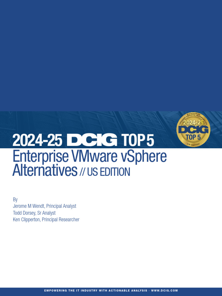 VMware vSphere Alternatives Guide | PDF | Virtual Machine | V Mware