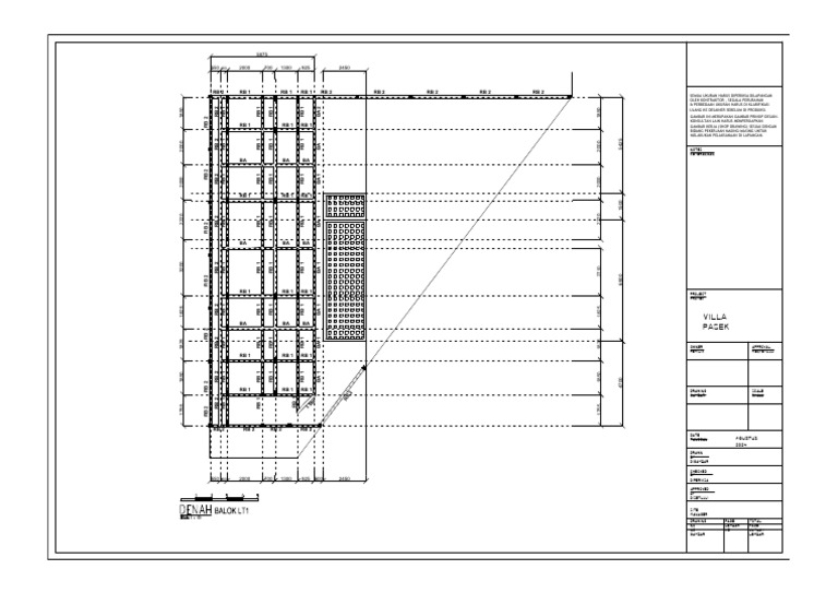 Dwg Pasek 20241114 Balok Lt 1-Model | PDF