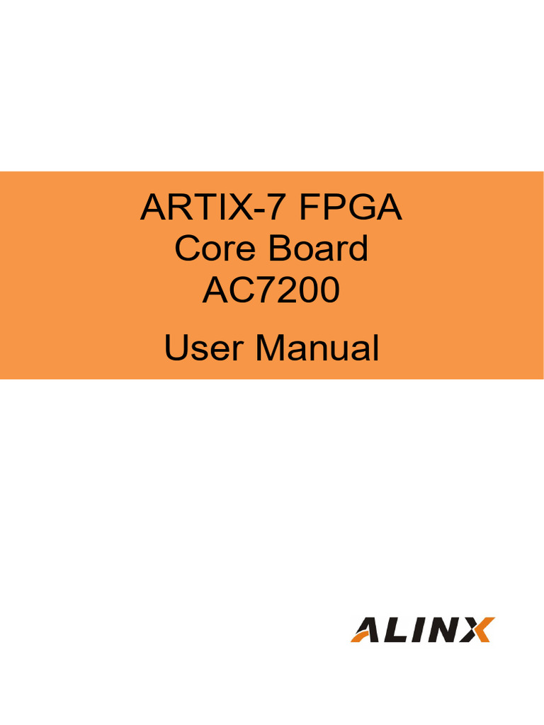 AC7200_Core_Board | PDF | Field Programmable Gate Array | Flash Memory