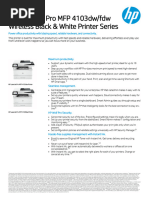 HP Color LaserJet Managed MFP E786dn (5QJ90A) Spec Sheet | PDF