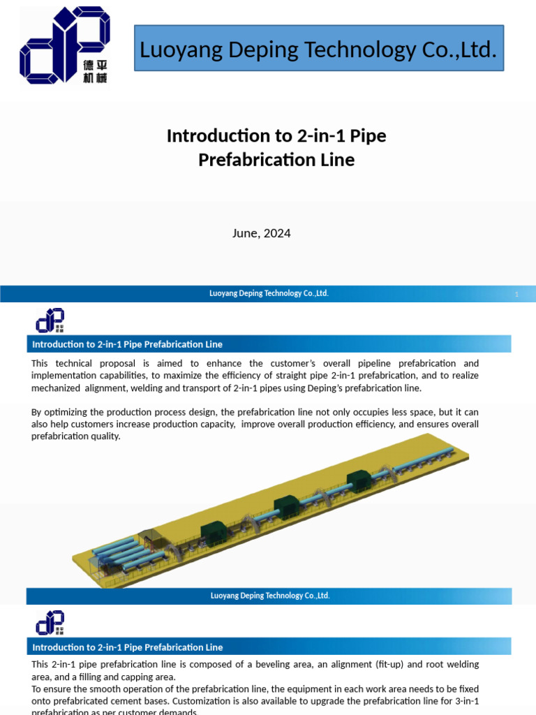 Double-joint Welding Technical Introduction | PDF | Pipe (Fluid Conveyance) | Manufactured Goods
