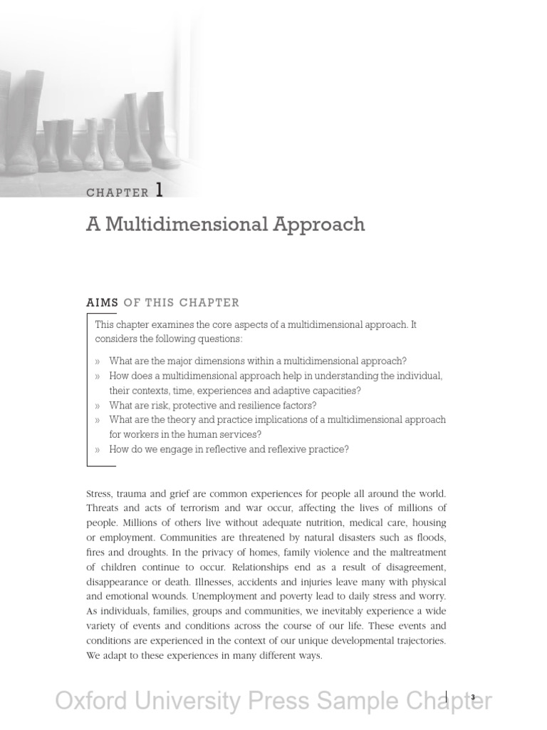 Multidimensional Approach | PDF | Spirituality | Psychology