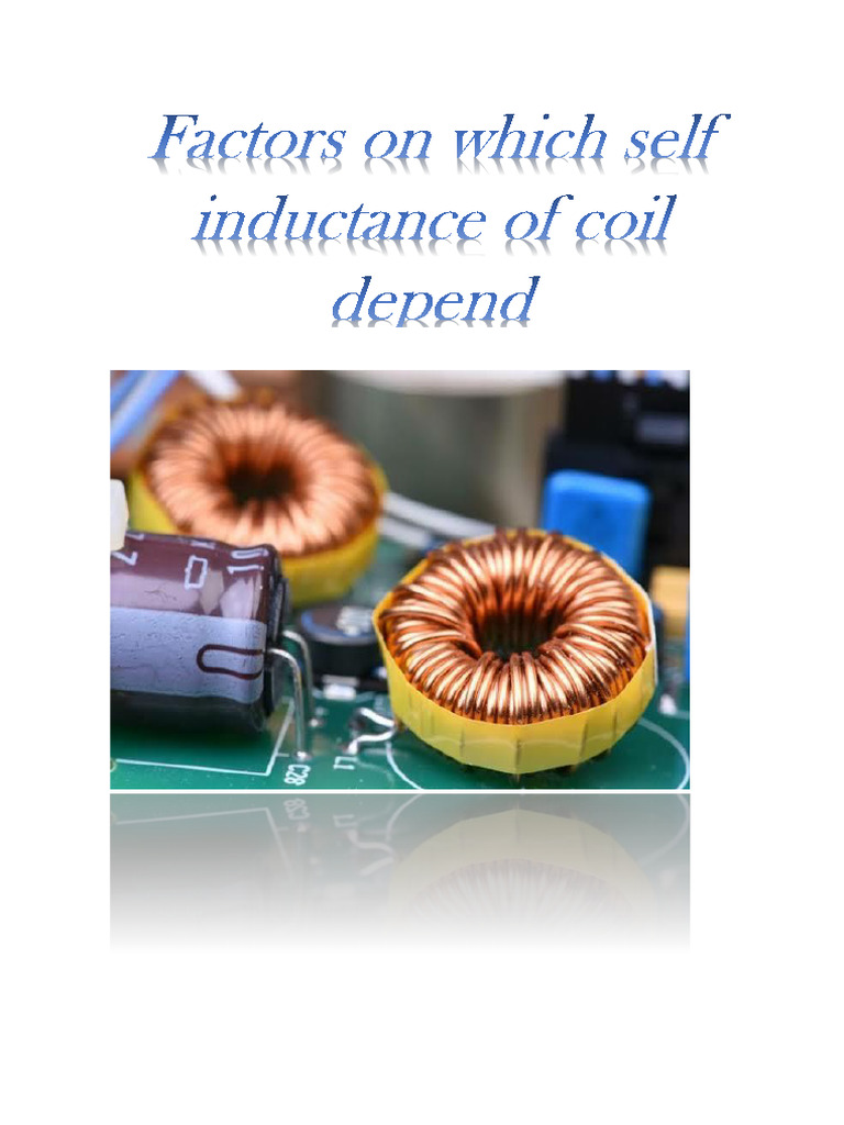 phy project | PDF | Inductor | Inductance