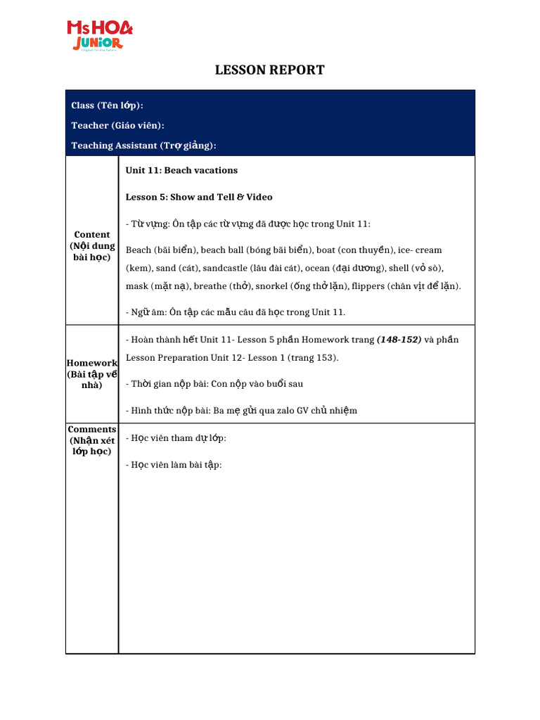 Lesson Report - U11 - l5 - Explorer 1 | PDF