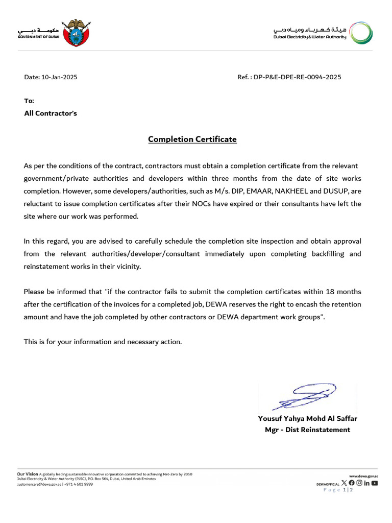 DP P&e Dpe Re 0094 2025 | PDF