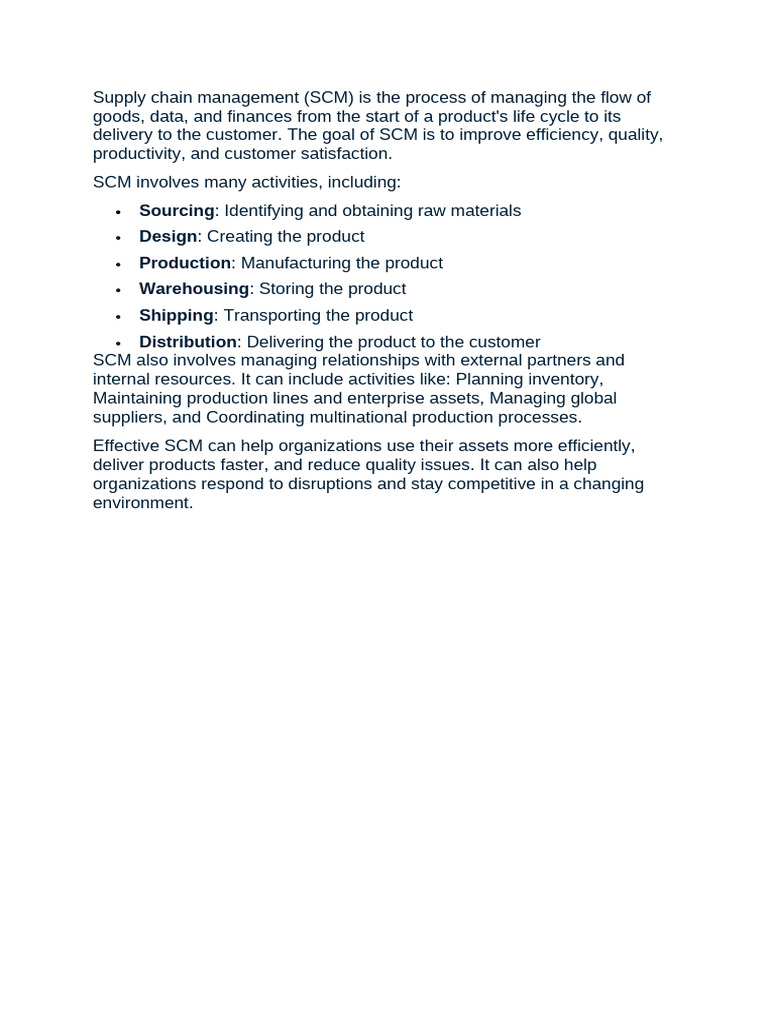 Essentials of Supply Chain Management | PDF