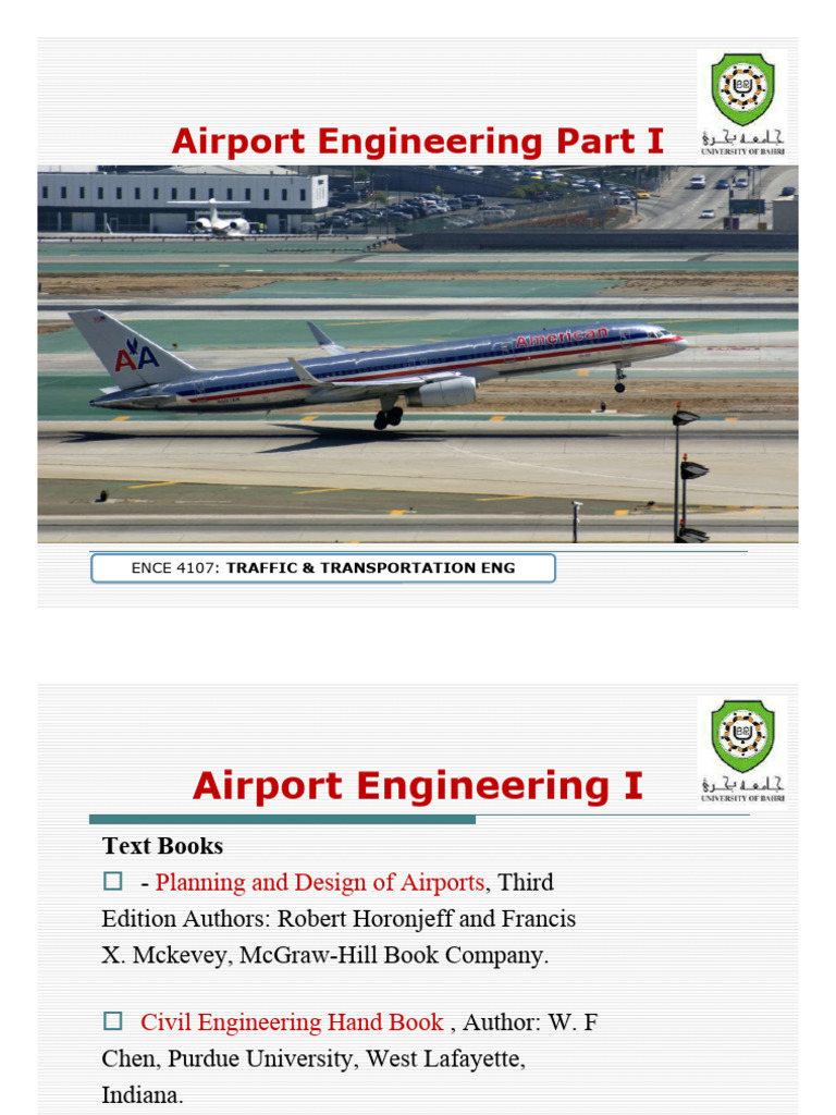 Traffic and Transportation, Lecture 10 - Airport Engineering | PDF ...