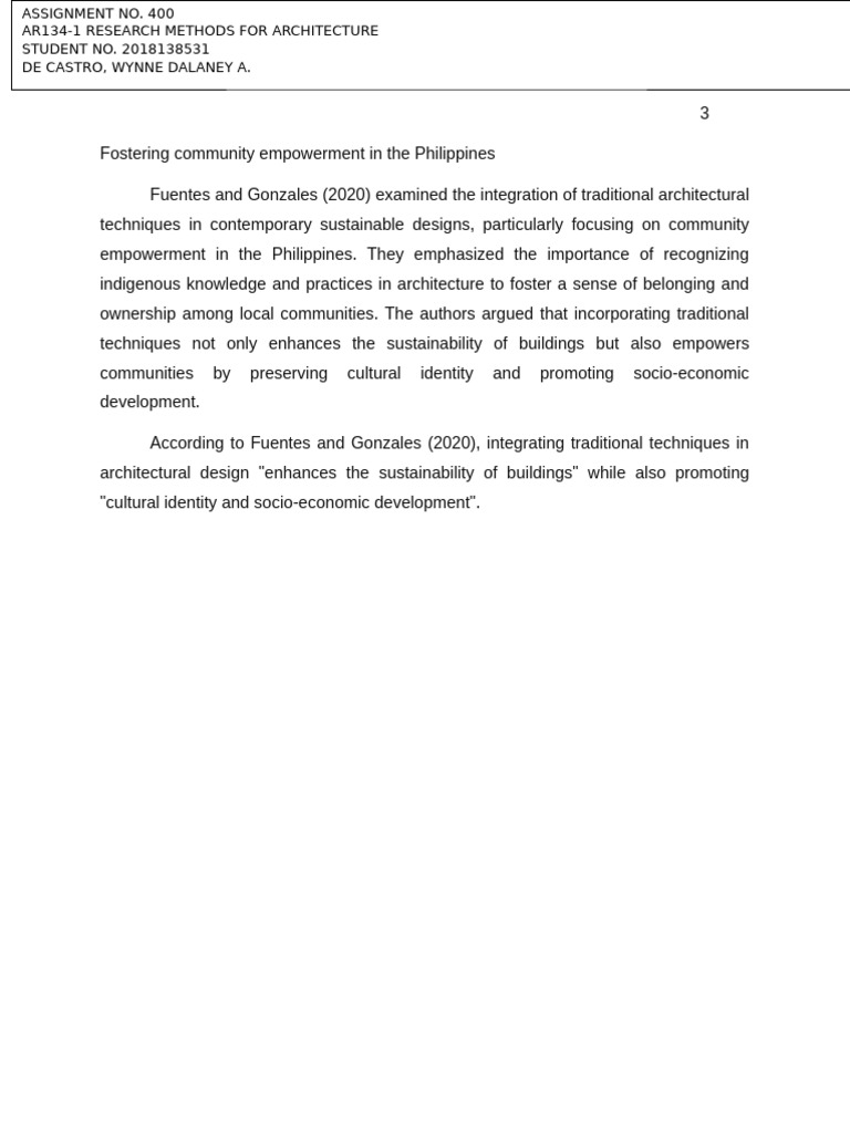 Assignment400 Ar134-1 E02 Decastro Wda PDF | PDF