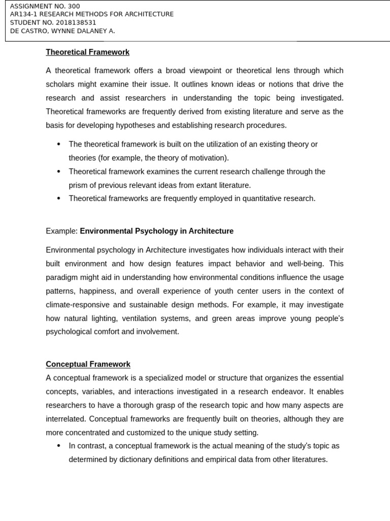 Assignment300 Ar134-1 E02 Decastro Wda PDF | PDF | Hypothesis | Theory
