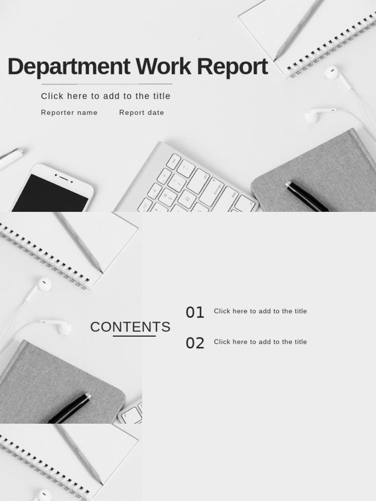 Department Work Report | PDF