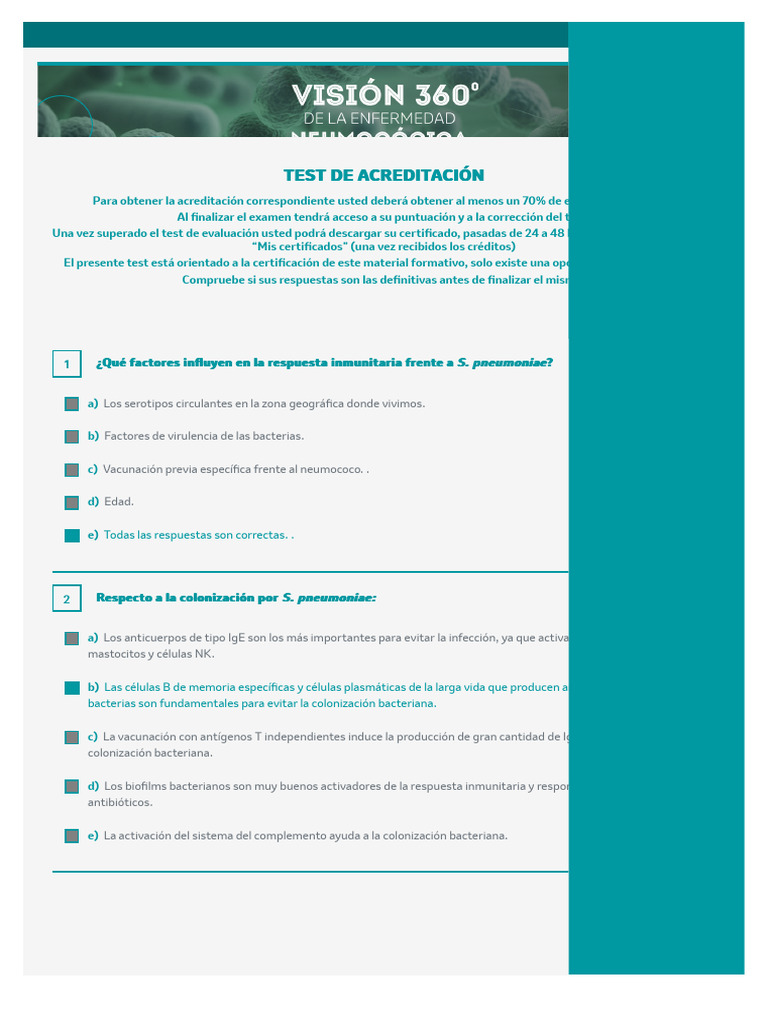 Test Vision 360 MSD | PDF | Sistema inmune | Inmunología