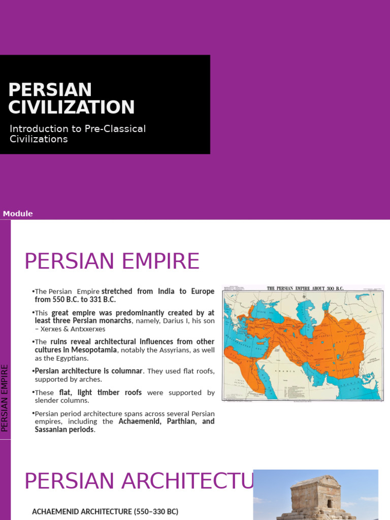 10 Persian Civilization | PDF | Achaemenid Empire | Architectural Design