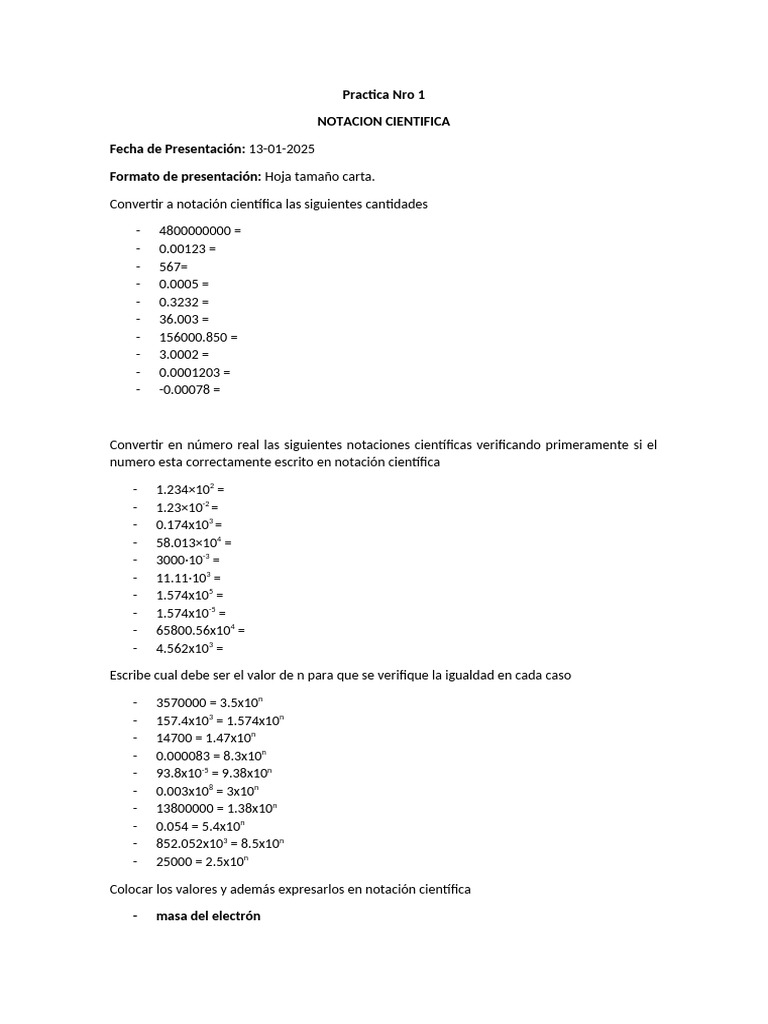 Practica Nro 1 | PDF