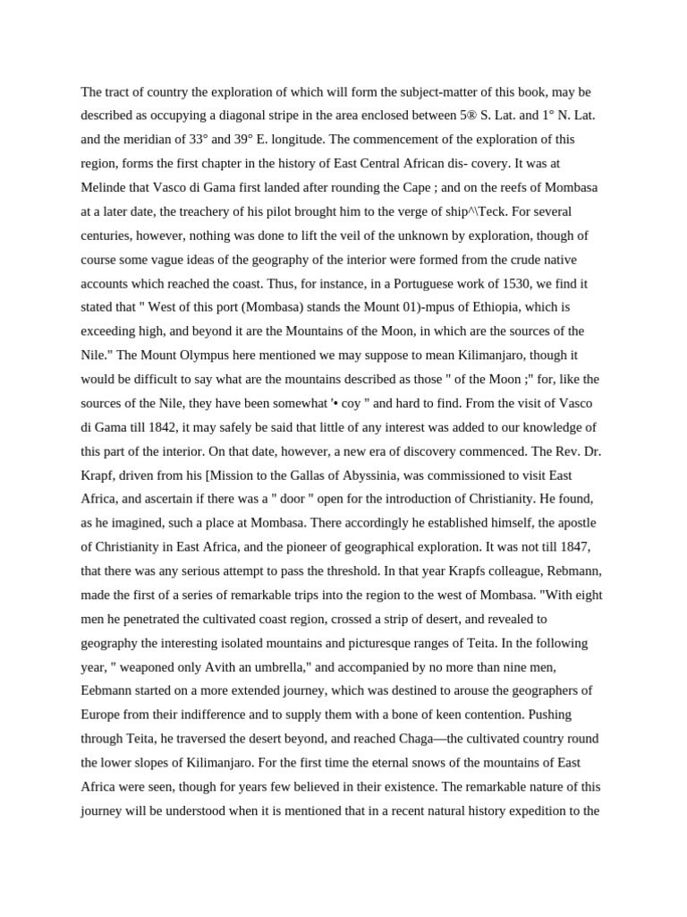 Journey Through Maasai Land | PDF