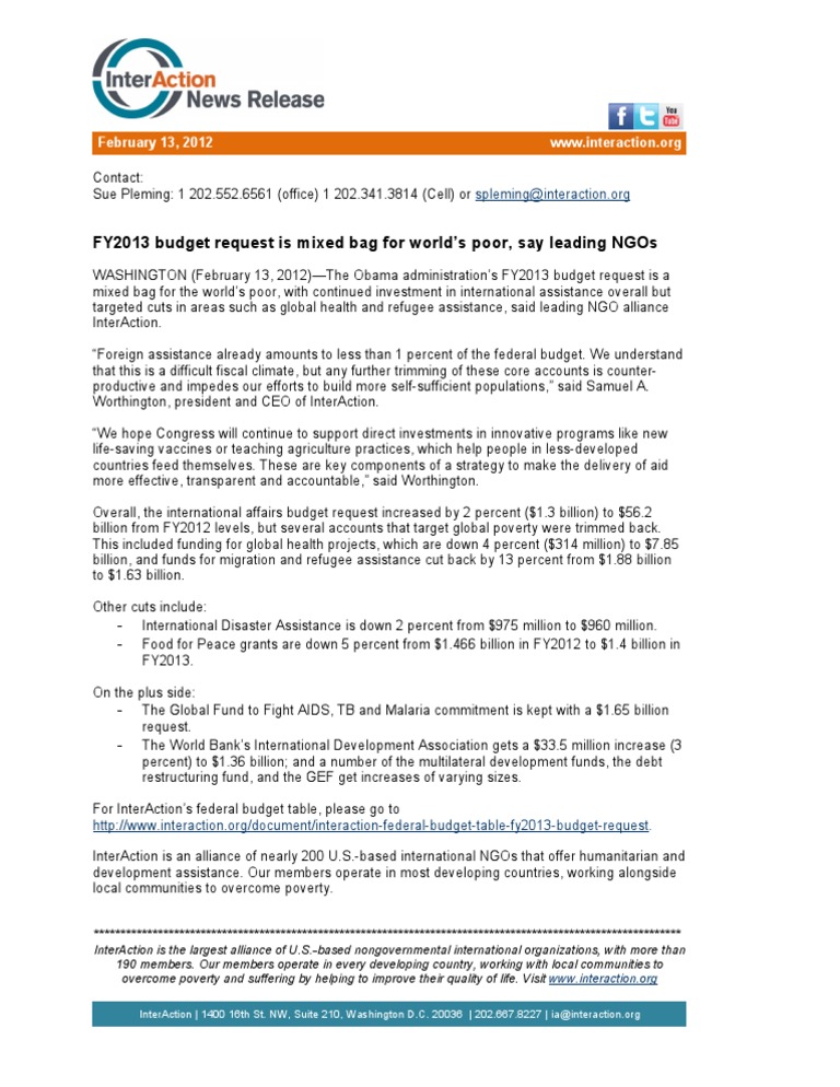 2 13 2012 Budget Statements | PDF