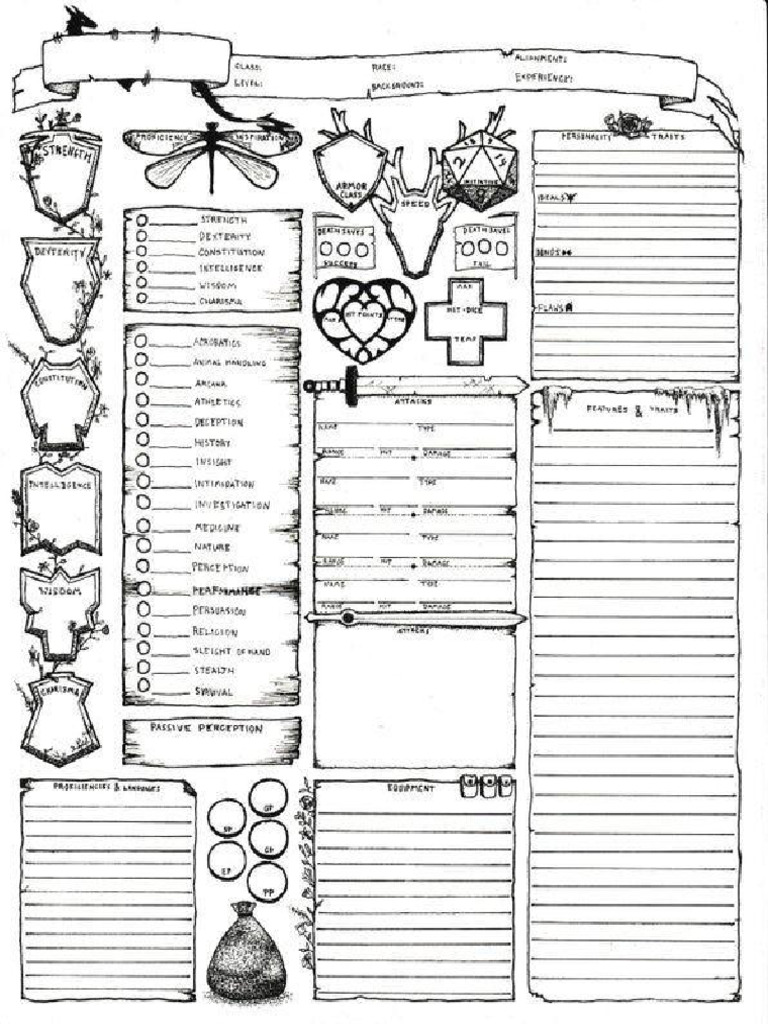 Character Sheet 1 | PDF