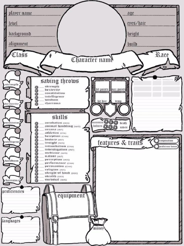 Character Sheet 2 | PDF