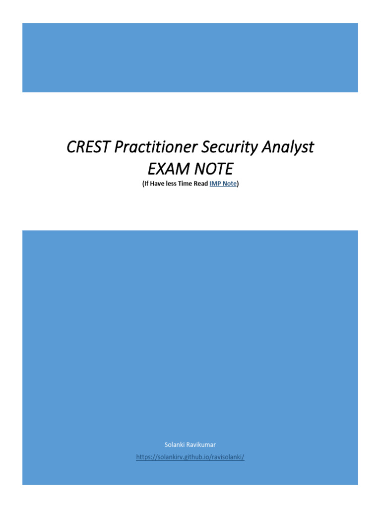 Crest | PDF | Internet Protocols | Computer Network