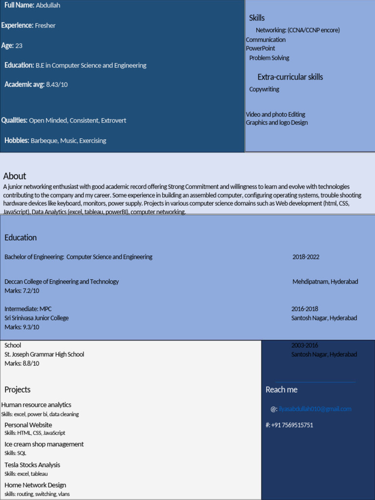 DocumentResume | PDF | Computing | Computer Science