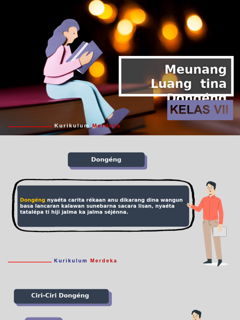 Power Point Dongeng Kls 7 Merdeka 2024-2025. | PDF