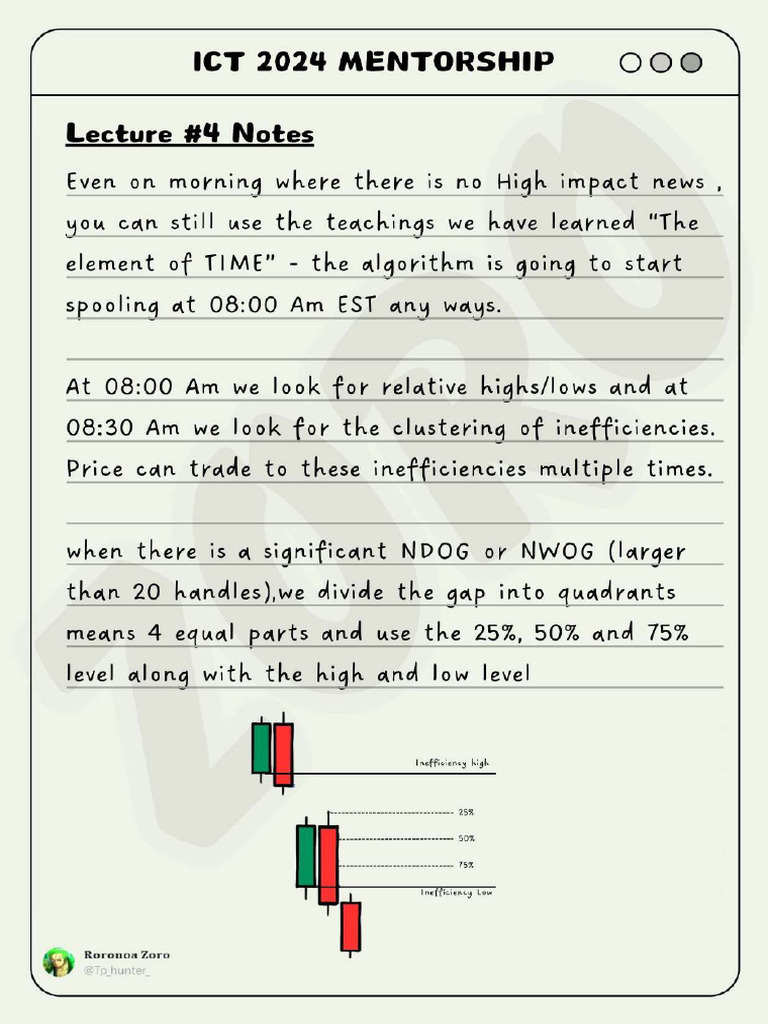 ICT 2024 Mentorship - Lecture 4 Notes | PDF