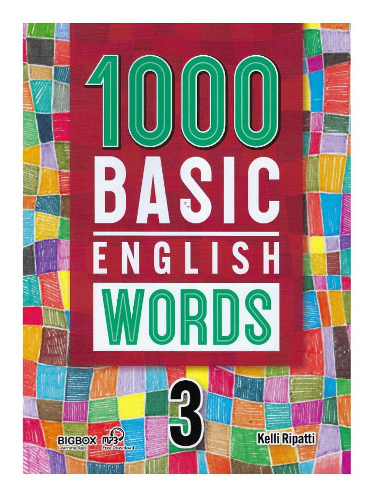 1000 Basic English Words 3 | PDF